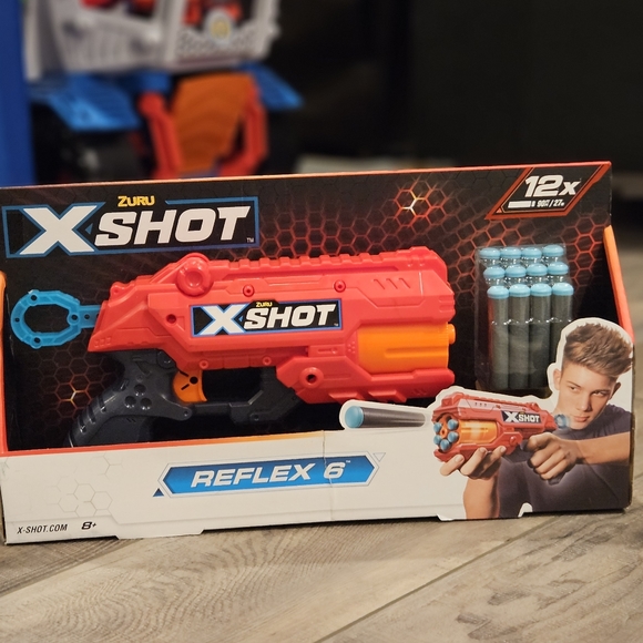 Zuru | Toys | New Zuru Xshot Reflex 6 Toy Plastic Toy Foam Dart Blaster ...